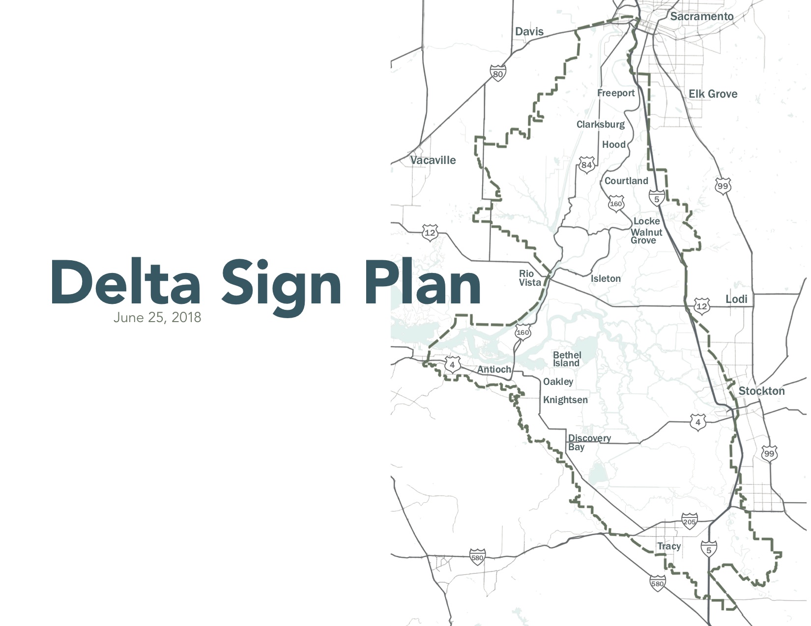 California Delta Sign Plan Urban Land Collective