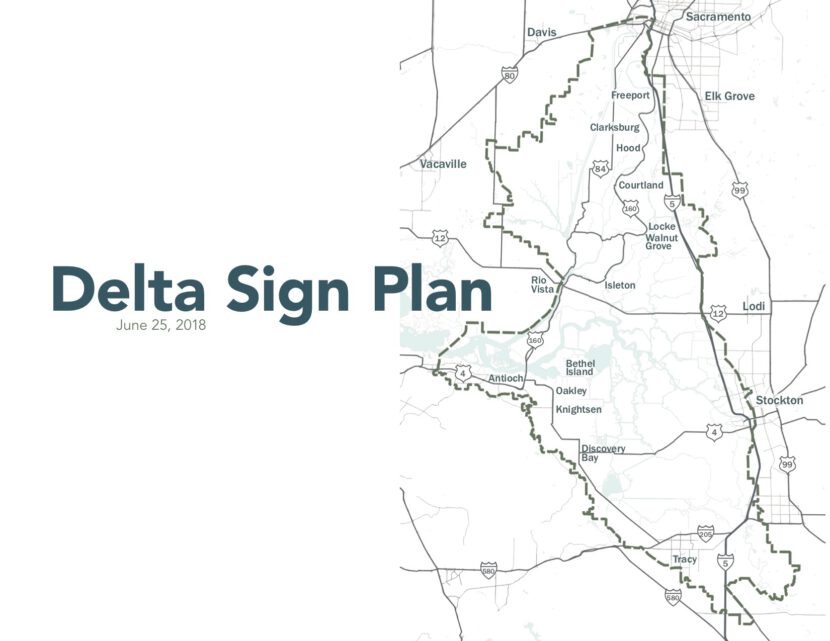 California Delta Sign Plan – Urban Land Collective